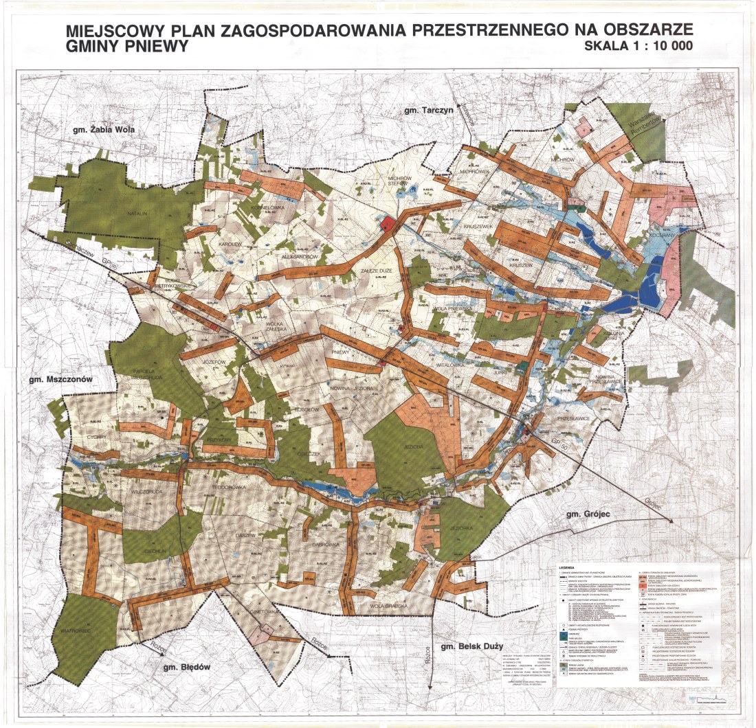 Zagospodarowanie przestrzenne - Gmina Pniewy